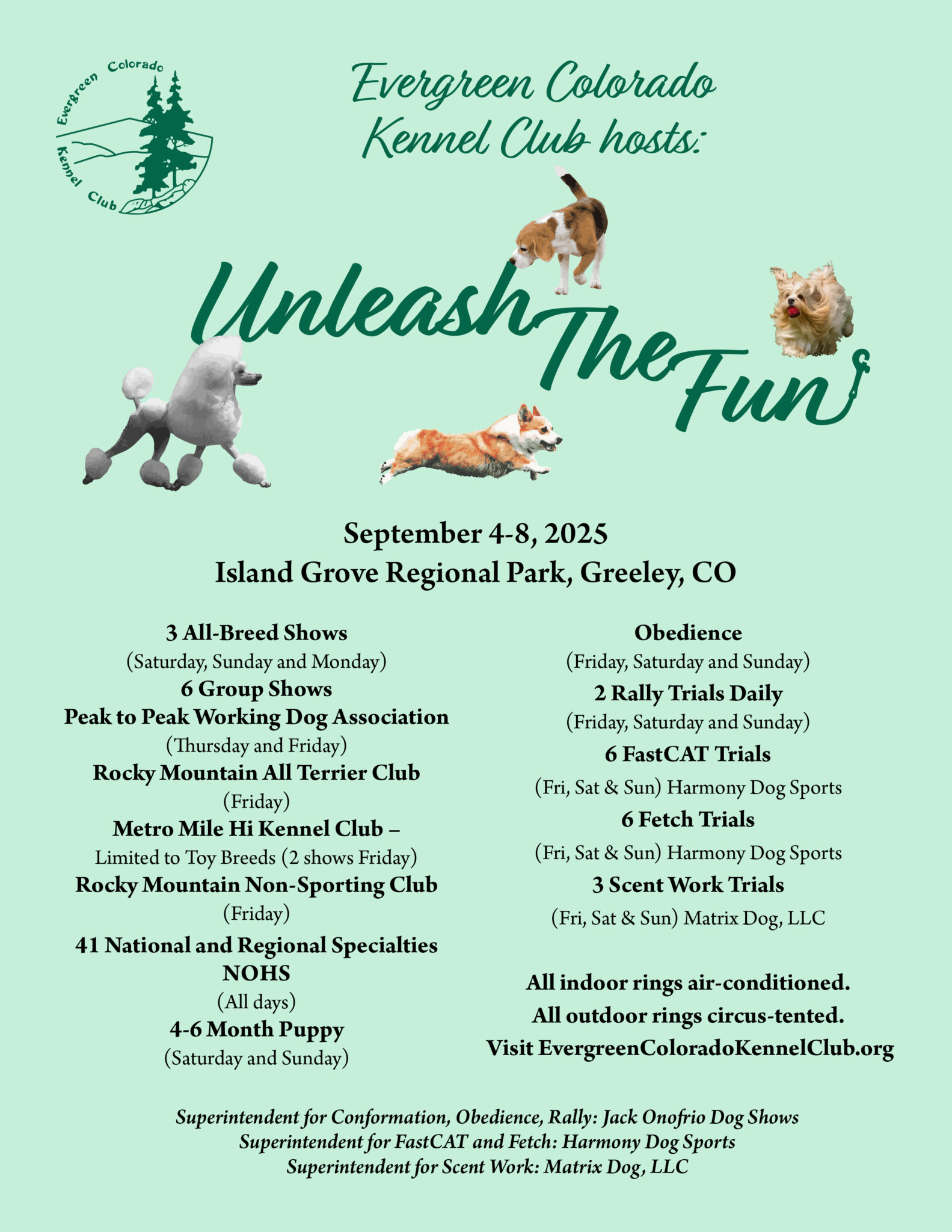 Dog Show – Evergreen Colorado Kennel Club